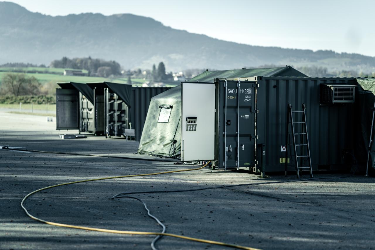 Mobile medizinische Containersysteme | RUAG